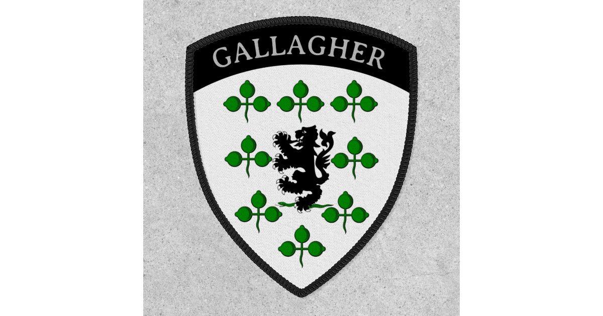 Irish Crest - Gallagher [EDIT] - Patch | Zazzle