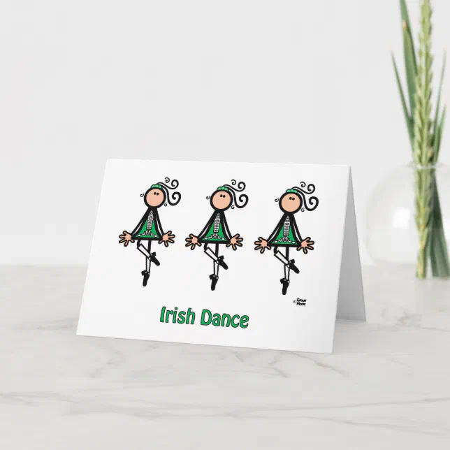 Irish Dance Card | Zazzle