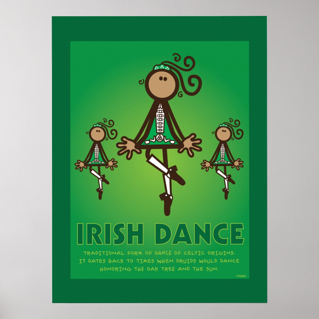 IRISH DANCE poster | Zazzle