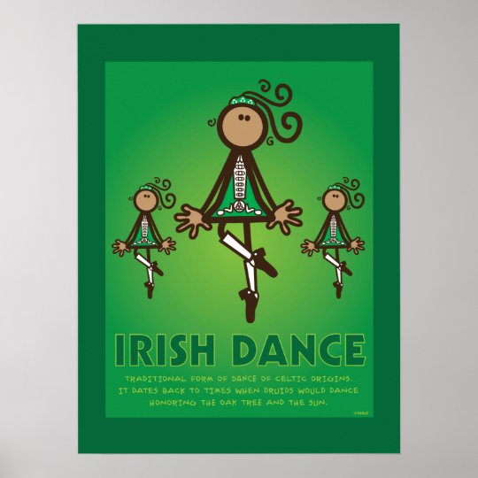 IRISH DANCE poster | Zazzle.com