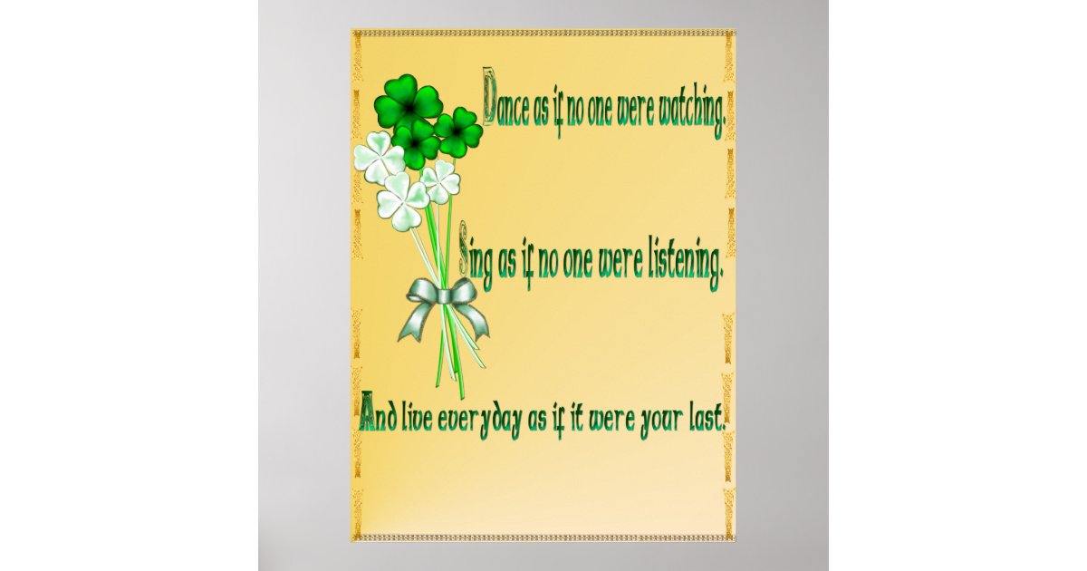 Irish Dance Poster | Zazzle
