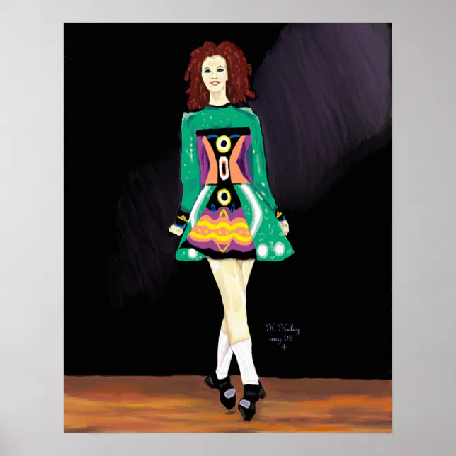 Irish Dancer poster | Zazzle