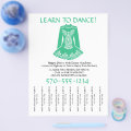 Irish Dancing Lessons Class Tear Off Strips Flyer | Zazzle