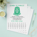 Irish Dancing Lessons Class Tear Off Strips Flyer | Zazzle