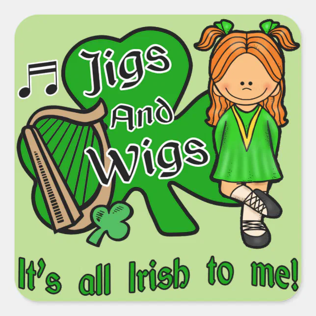 Irish Dancing Sticker | Zazzle