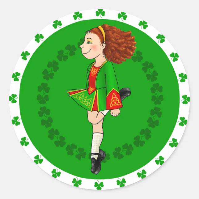 Irish Dancing Sticker | Zazzle
