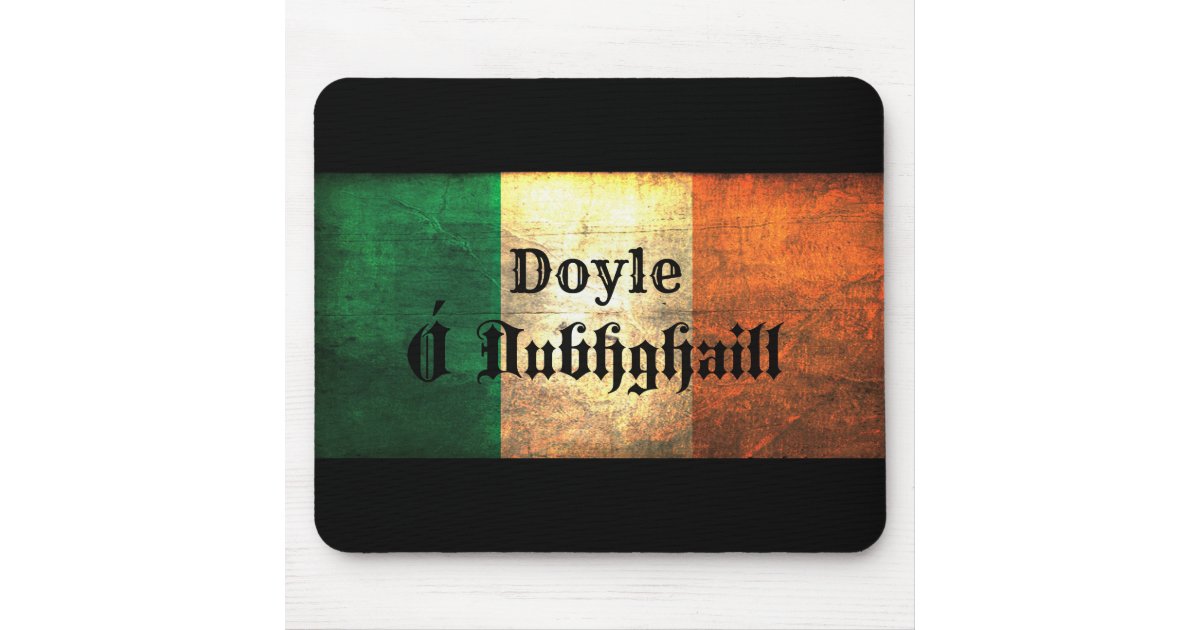 Irish Doyle Family Name Mouse Pad | Zazzle