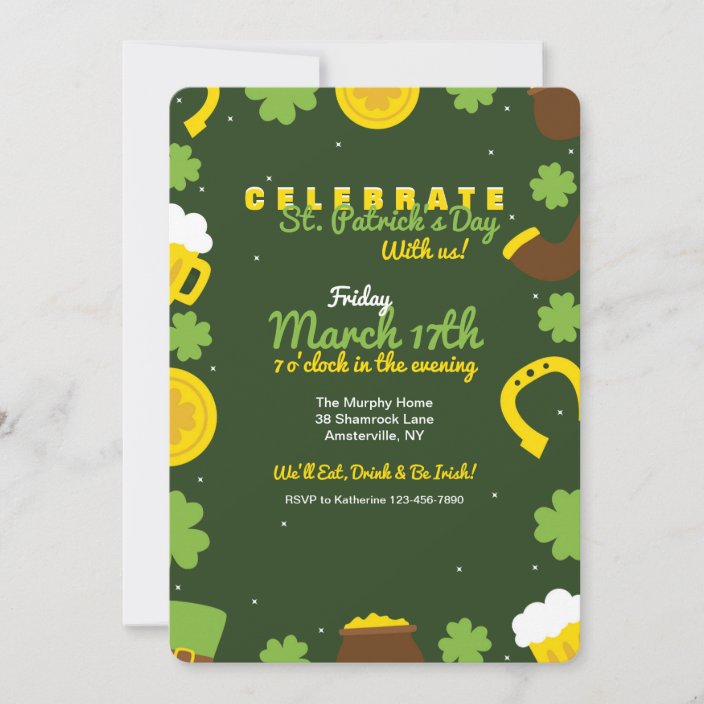 Irish Elements Invitation | Zazzle.com