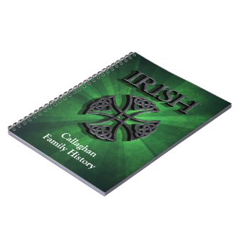Irish Family History Notebook | Zazzle