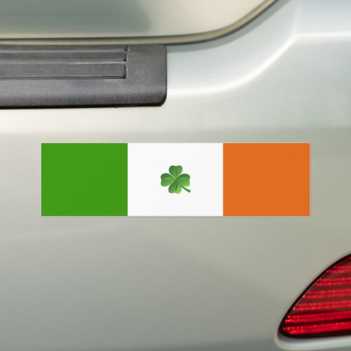 Irish flag bumper sticker | Zazzle