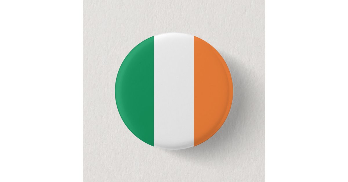 Irish Flag, Flag of Republic of Ireland Button | Zazzle