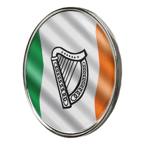 Irish flag golf ball marker | Zazzle