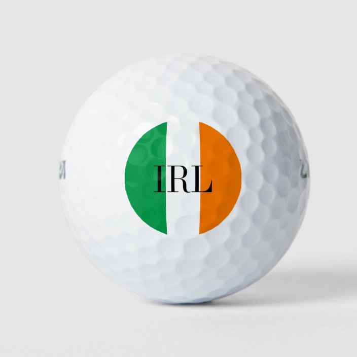 Irish flag golf ball set | IRL Ireland pride | Zazzle.com