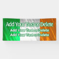 Irish Flag Irish Party Irish Birthday St Patrick's Banner | Zazzle