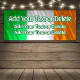 Irish Flag Irish Party Irish Birthday St Patrick's Banner | Zazzle