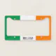 Irish flag of Ireland car license plate frame | Zazzle