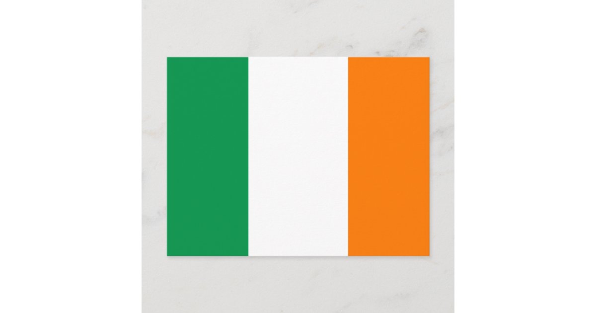 Irish flag of Ireland St Patricks Day postcards | Zazzle