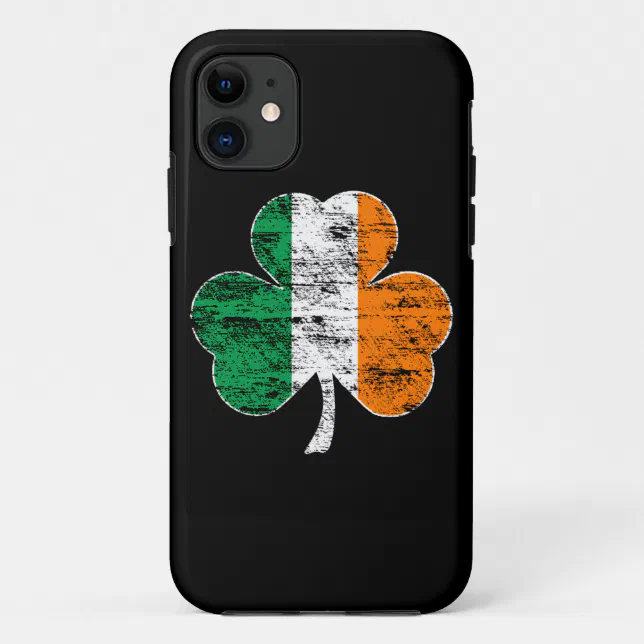 Irish Flag Shamrock (distressed) iPhone 5 Case | Zazzle