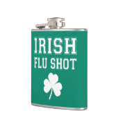 Irish Flu Shot St. Patrick's Day Hip Flask | Zazzle