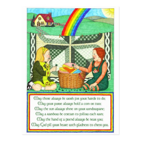 Irish Friendship Wish Inspirational Card | Zazzle.com