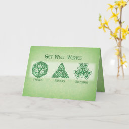 Irish Get Well Wishes, Religious Card | Zazzle