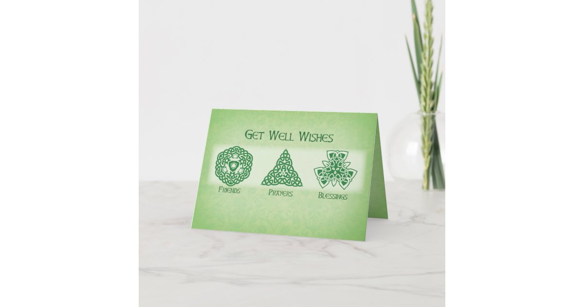 Irish Get Well Wishes, Religious Card | Zazzle