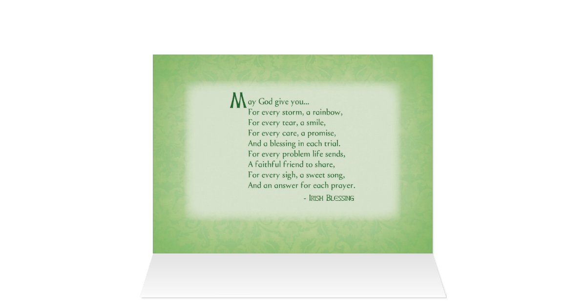 Irish Get Well Wishes, Religious Card | Zazzle