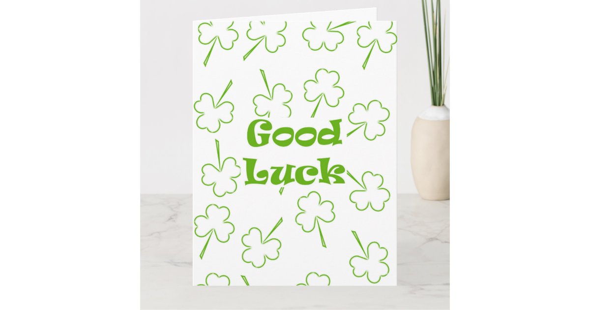 Irish Good Luck Card | Zazzle.com