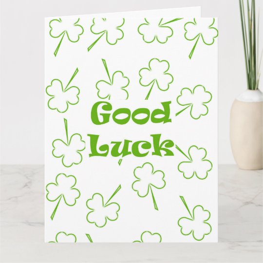 Irish Good Luck Card | Zazzle.com