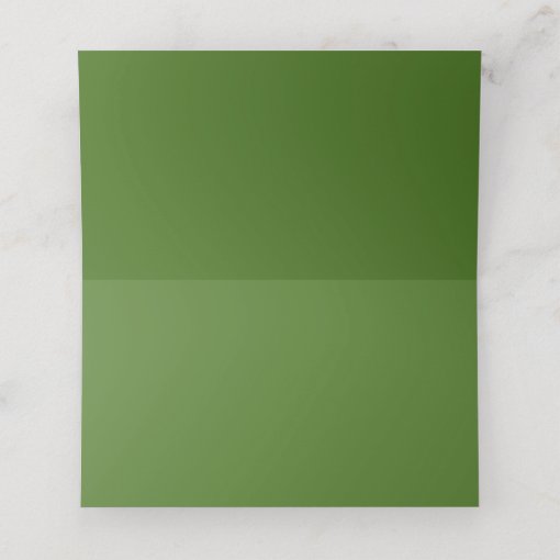 Irish Green Shamrock Wedding Place Card | Zazzle