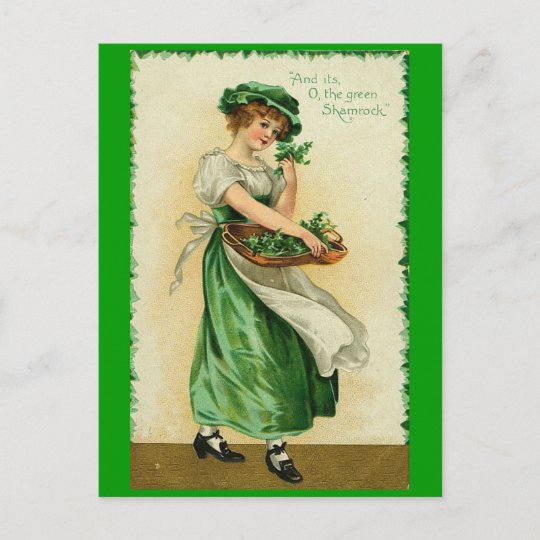 Irish Lass Postcard | Zazzle.com