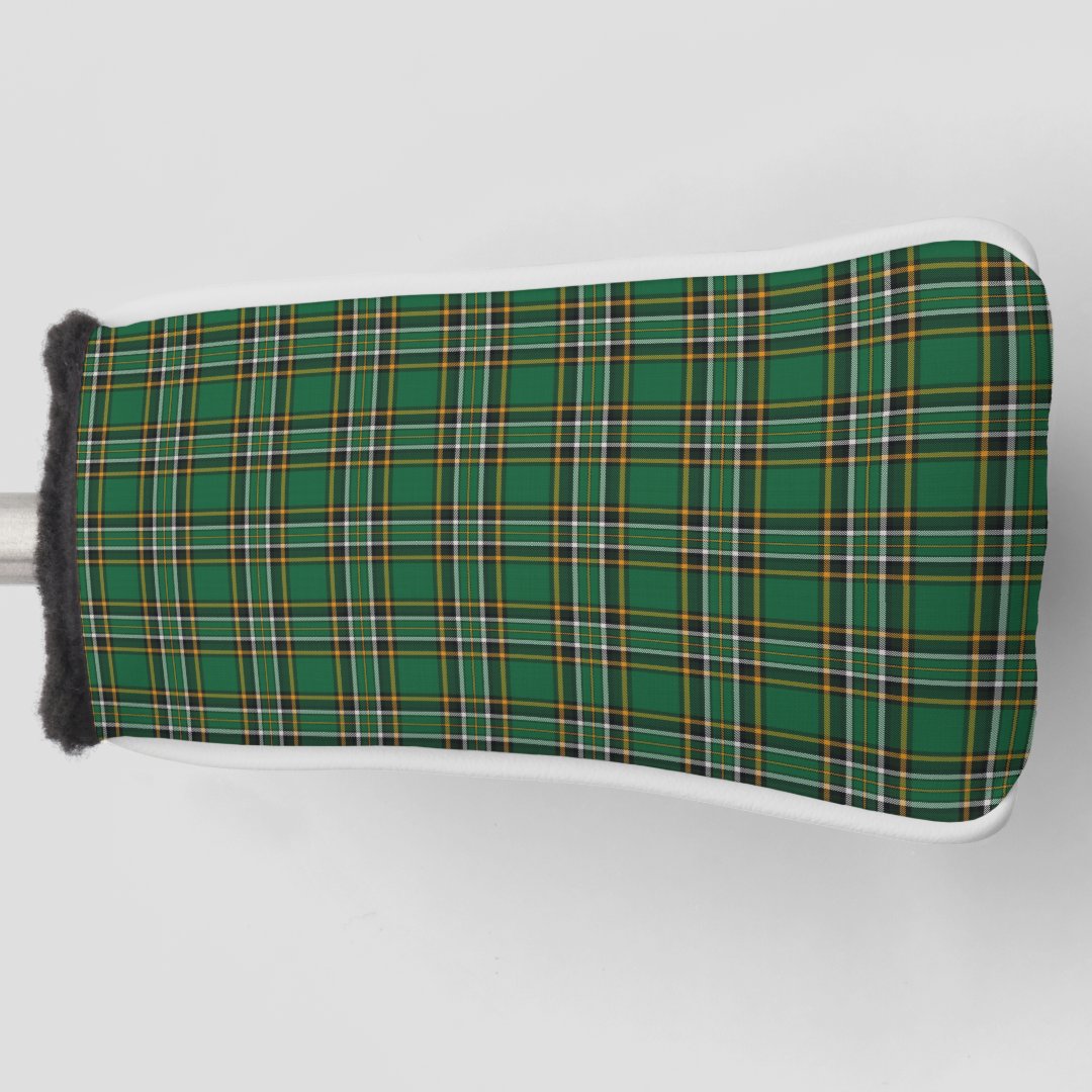 Irish National Tartan Golf Head Cover | Zazzle
