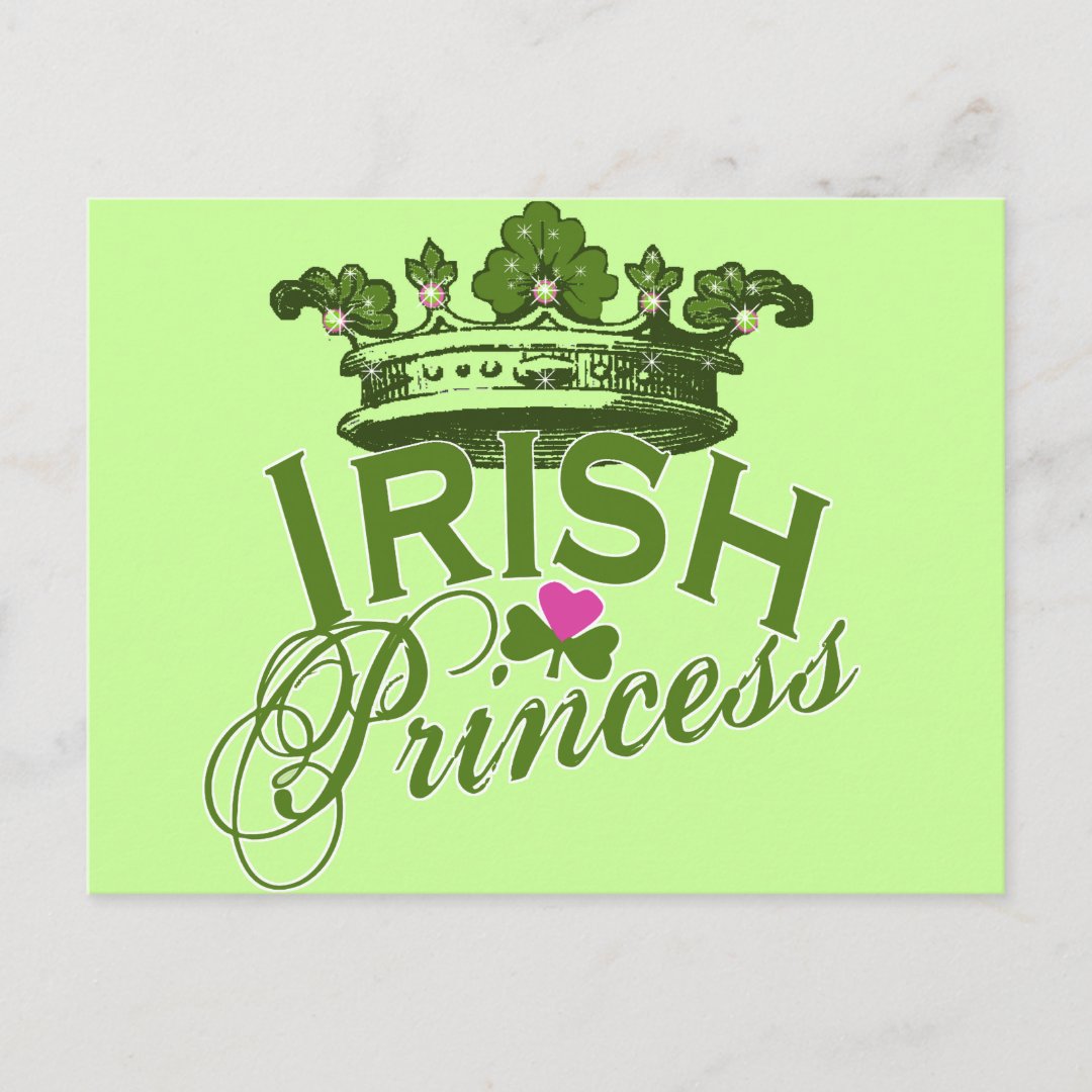 Irish Princess Postcard | Zazzle