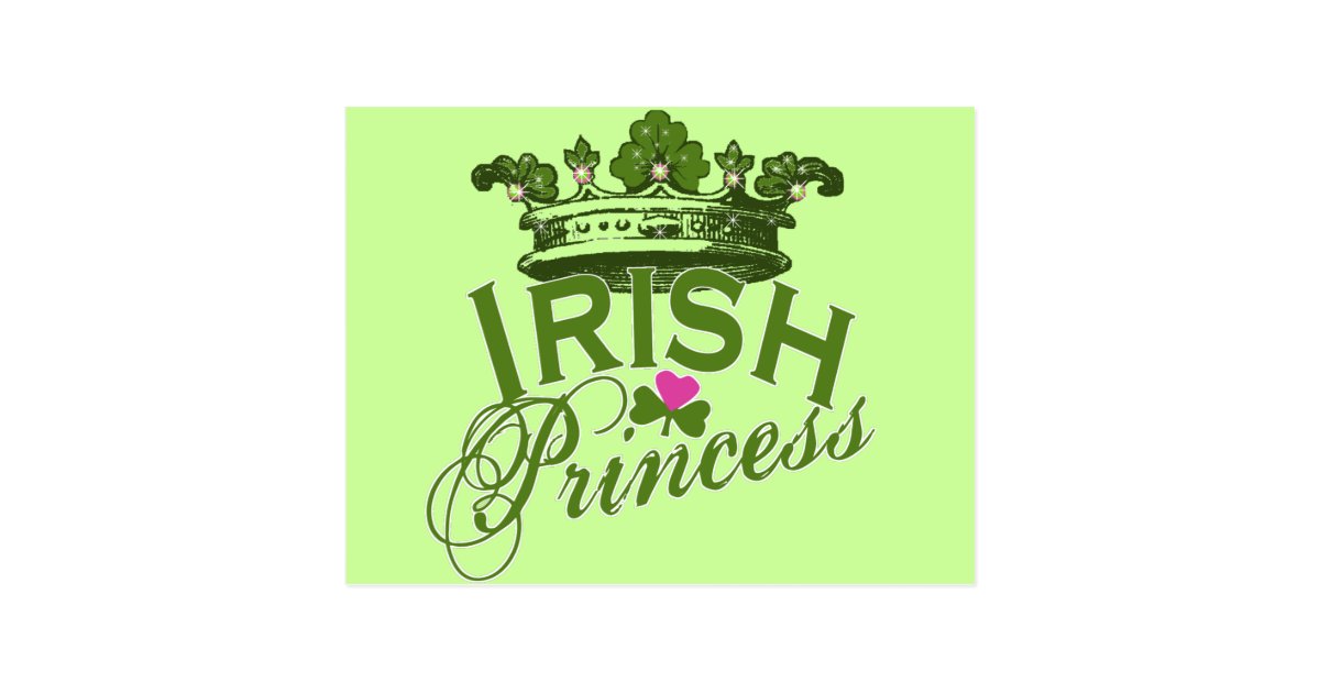 Irish Princess Postcard | Zazzle.com