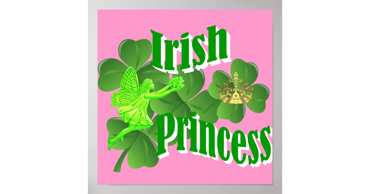 Irish princess poster | Zazzle