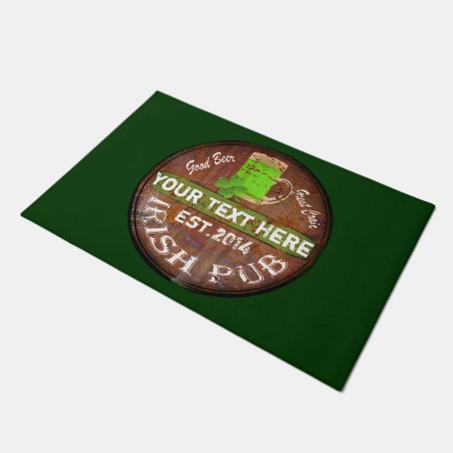 Irish pub sign doormat | Zazzle