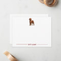 Irish Setter Personalized Note Cards | Zazzle