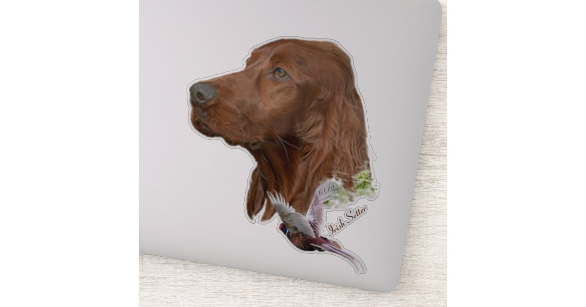 Irish Setter Sticker | Zazzle