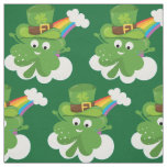 Choose your background color alien print fabric | Zazzle