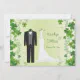 Irish shamrock Couple's Wedding Shower Invitation | Zazzle