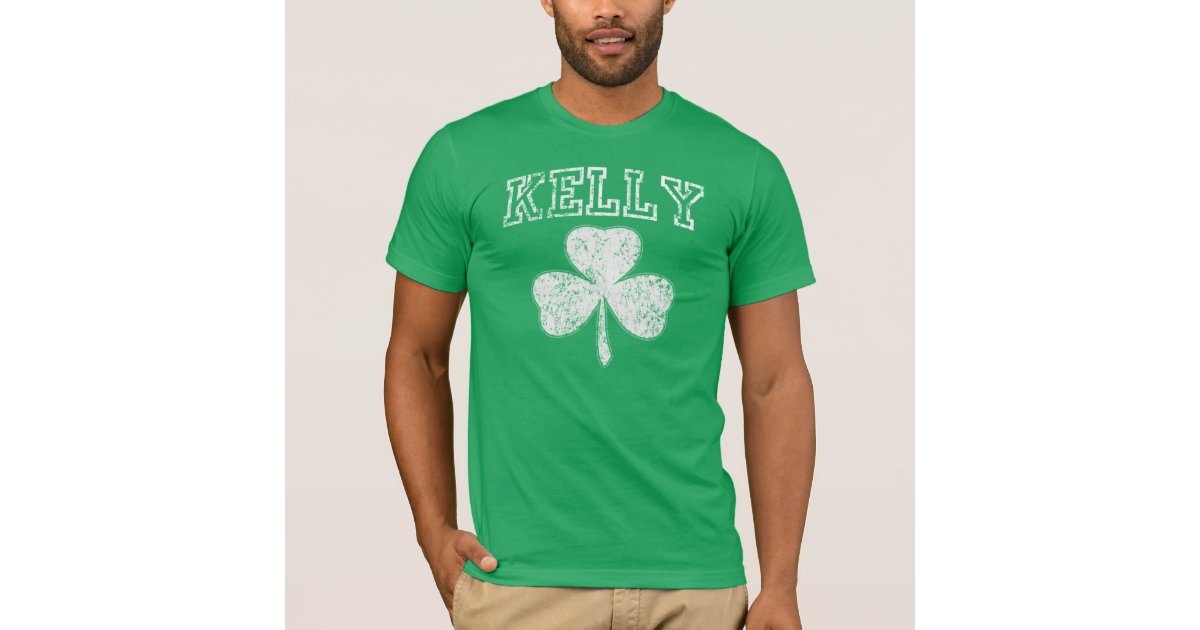 Irish Shamrock Kelly t shirt | Zazzle