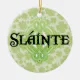 Irish Slainte Christmas Ornament | Zazzle