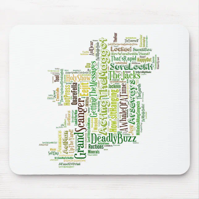 Irish Slang Mpa Mouse Pad | Zazzle