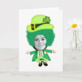 Irish St Patricks Day Jig, Photo Framed Head Card | Zazzle