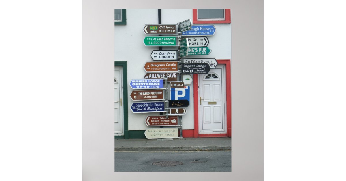 Irish Street Signs Zazzle irish-street-signs-zazzle
