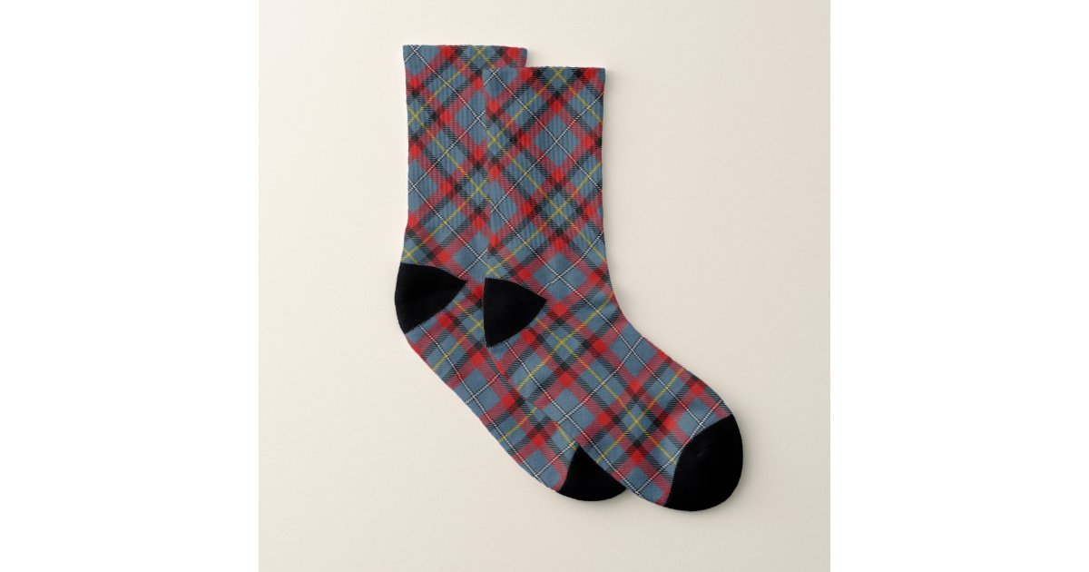 Irish Style Clan McNamara MacNamara Tartan Plaid Socks | Zazzle