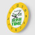Irish Time Backwards Numbers Clock | Zazzle