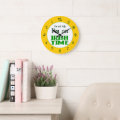 Irish Time Backwards Numbers Clock | Zazzle