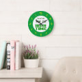 Irish Time Backwards Numbers Clock | Zazzle