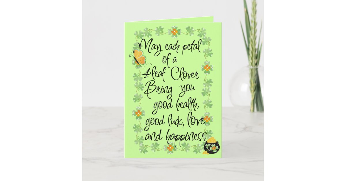 Irish you good luck - Greeting Card | Zazzle
